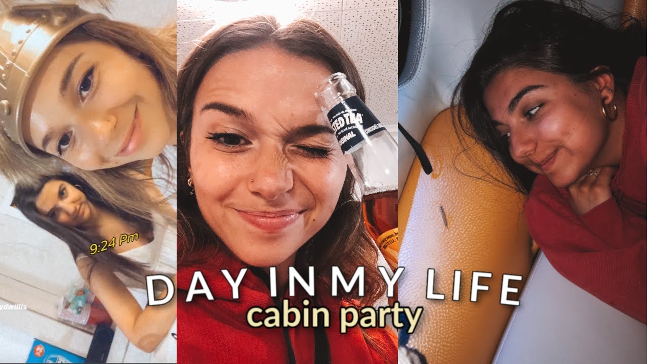 VLOG: cabin party, come to work - YouTube