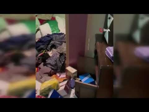 Afyonkarahisar Emirdağ:  Hırsızları kapısını kırarak girdikleri gurbetçinin evini talan etti