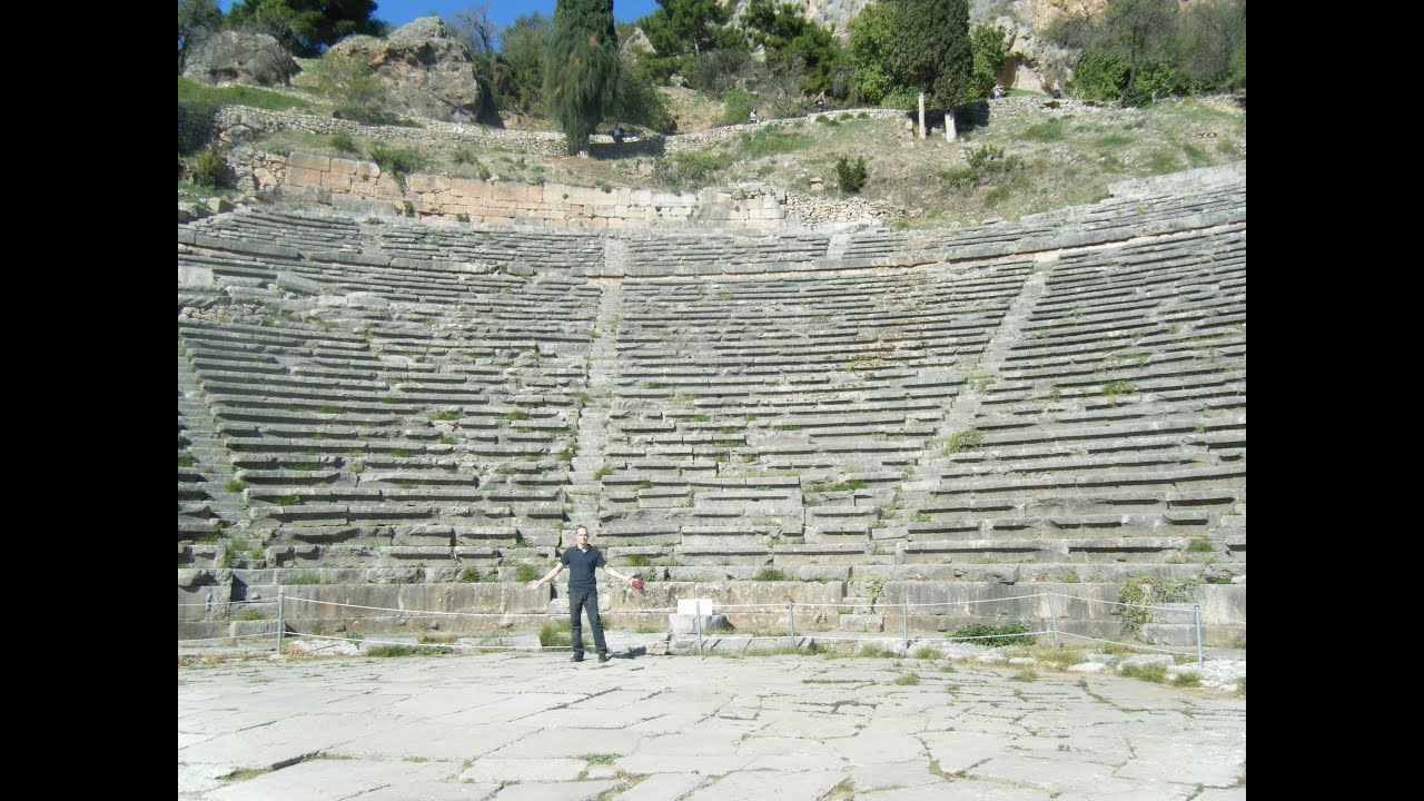 Delphi, Greece: The Ancient Theater - YouTube