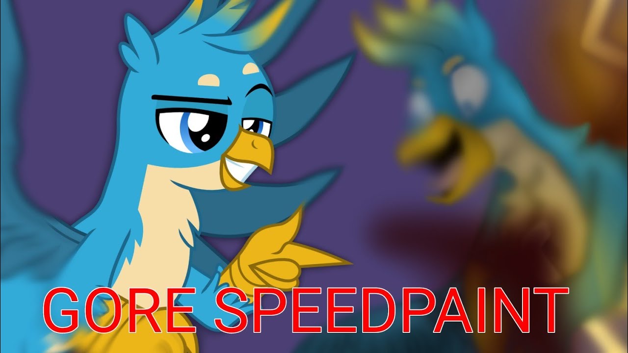 (GORE/SCARY DEATH+11) Gallus Death Ligthing - MLP Speedpaint - YouTube