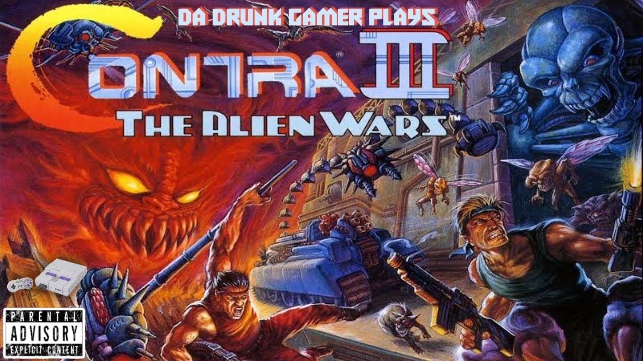 -RETRO- CONTRA 3 Gameplay -SNES- (Facecam) {1080P/60fps} - YouTube