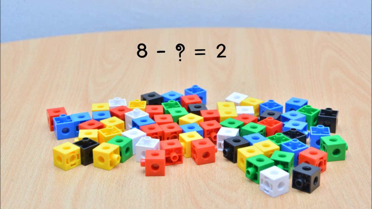 ::ใช้ Multilink Cubes สอนเรื่องการลบให้เด็กเล็ก:: - YouTube