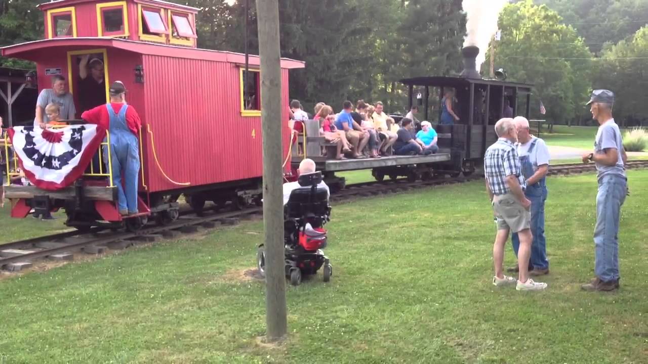Locust Heights Western Train Clarksburg WV - YouTube