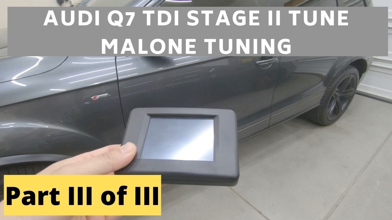 Audi Q7 Malone Tuning Stage II Install - YouTube