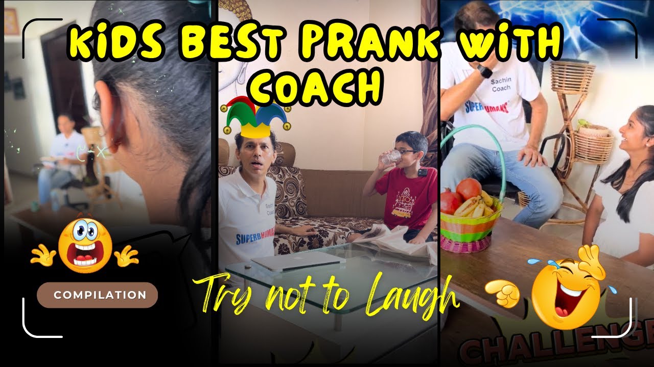 Funny Kids Best Pranks Compilation | Pranking with Coach | Try not to ...