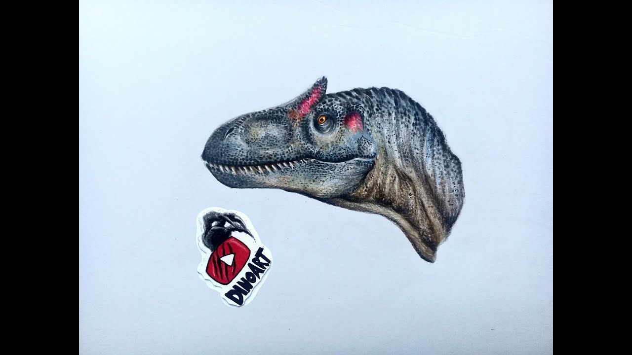 || Tutorial || Como dibujar al Allosaurus de Jurassic World El Reino Caido || Parte 2 || - YouTube