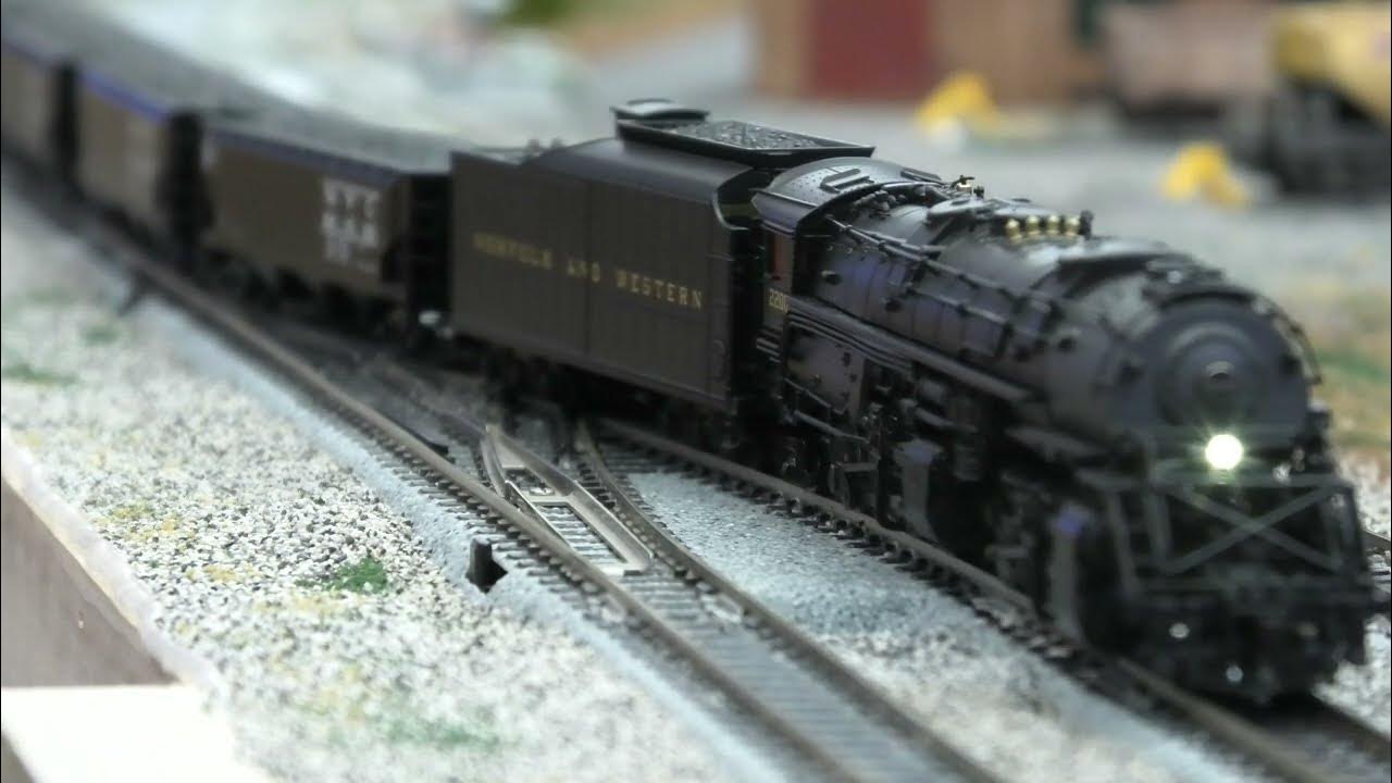 BLI N scale N&W Y6B Paragon 4 review - YouTube