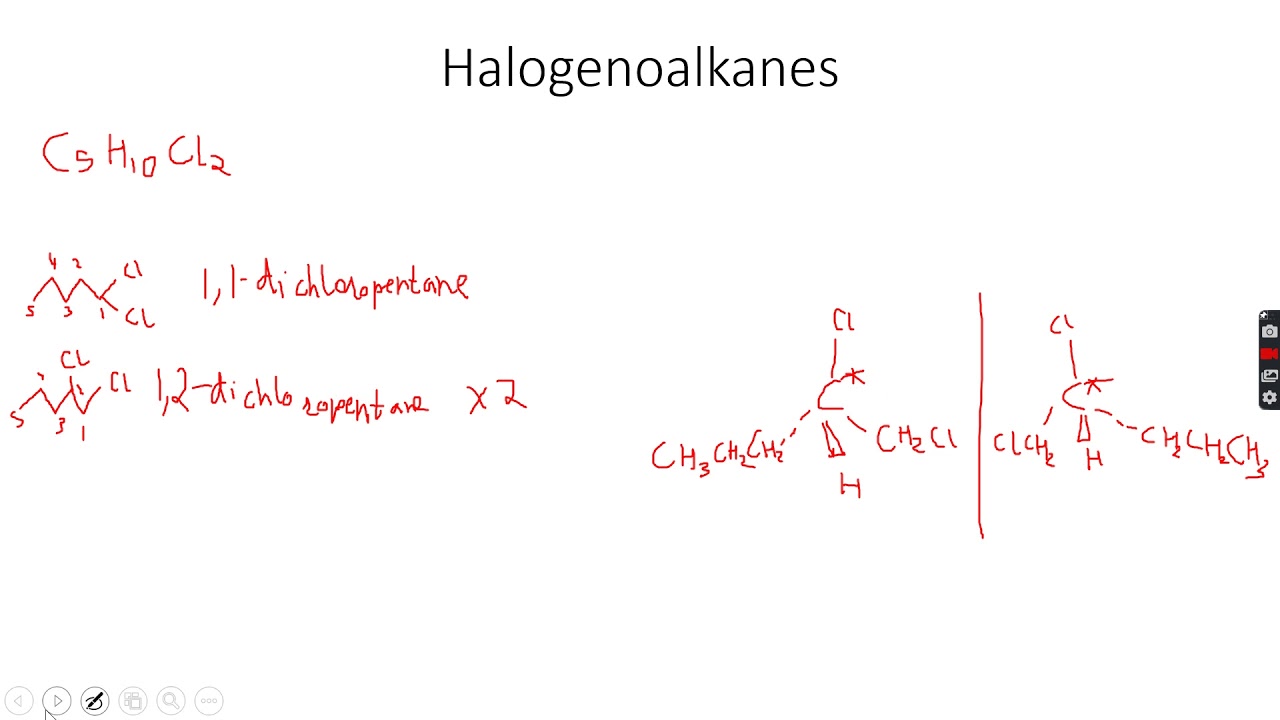 AS-Level Chemistry: Halogenoalkanes Part 2 - YouTube