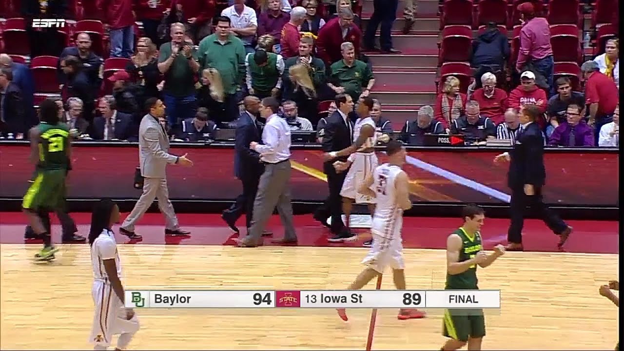 Baylor Bears vs Iowa State Cyclones 1-09-2016 - YouTube