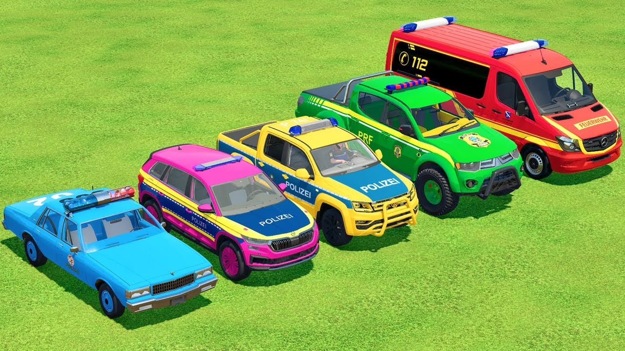 POLICE CAR CHEVROLET, LIZARD SUV, VOLKSWAGEN, LIZARD HPE, MERCEDES ...