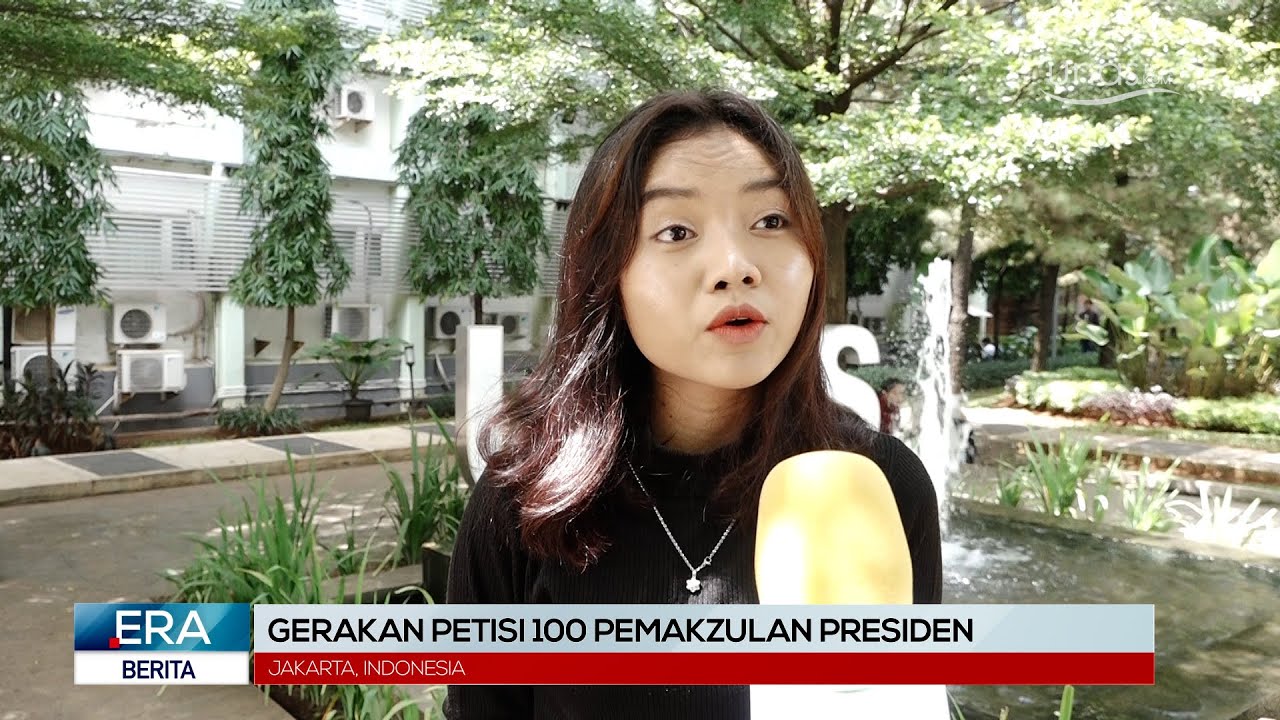 ERA BERITA | Gerakan Petisi 100 Pemakzulan Presiden Jokowi - YouTube