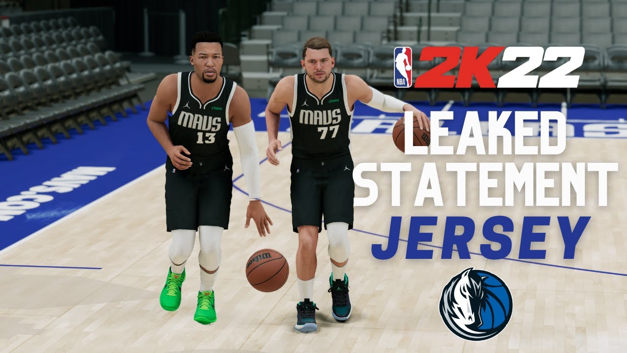 Leaked Dallas Mavericks Statement Jersey 2022-23 NBA2K22 JERSEY CREATOR ...