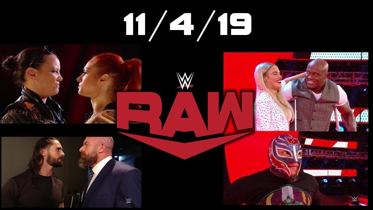 MONDAY NIGHT RAW RECAP 11/4/19 MYSTERIO TAKES OUT THE BEAST SETH ...