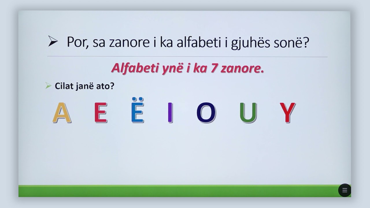 3 01 076 - Java 16 - Gjuhë shqipe - zemërimi i zanoreve - YouTube