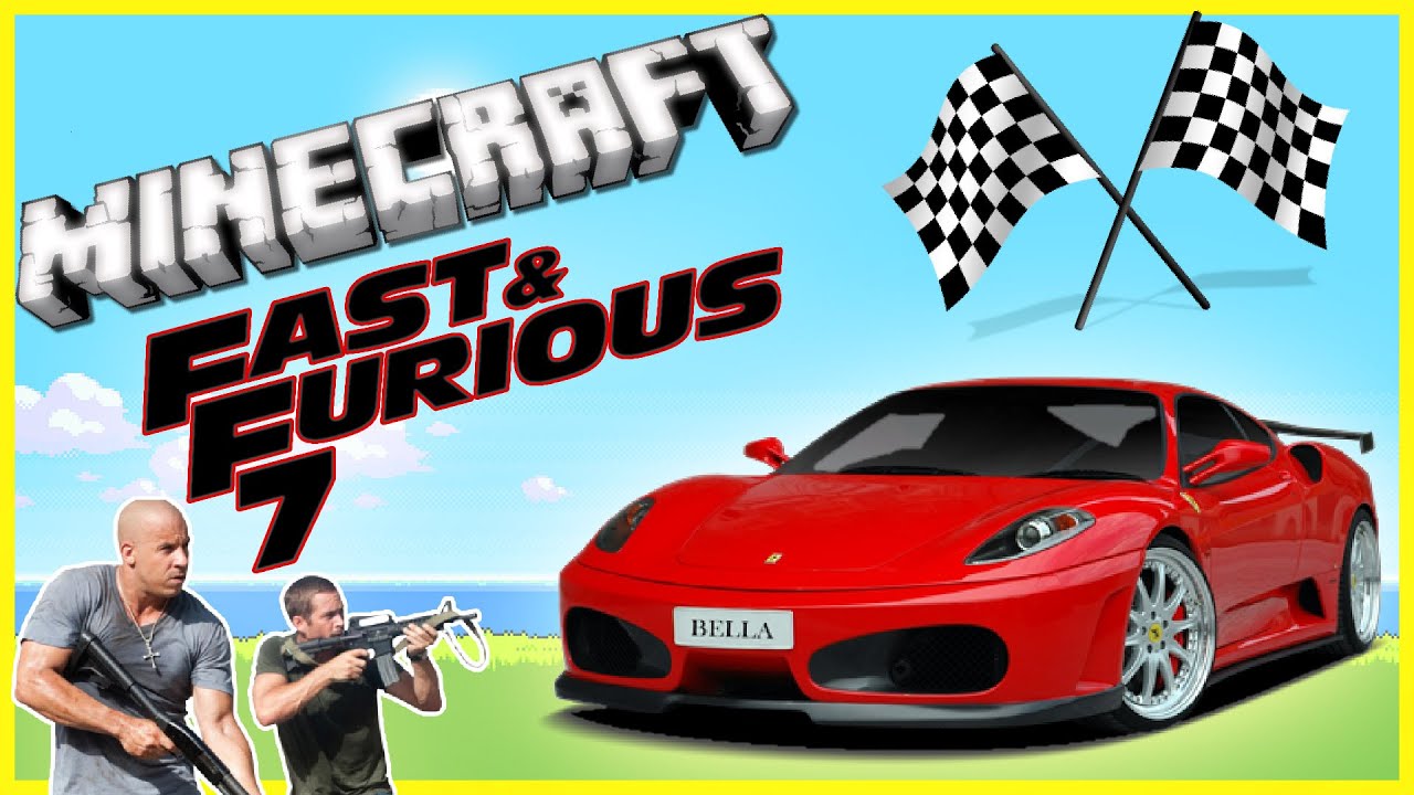 Minecraft: Fast and Furious 7! "FERRARI ENZO RACE!" (Minecraft Modded ...