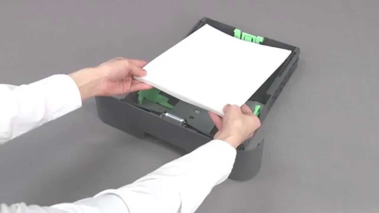 Load A4/Letter paper [Brother Global Support] - YouTube
