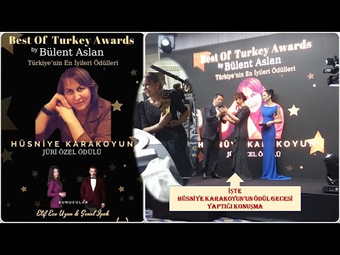 HÜSNİYE KARAKOYUN’A BEST OF TURKEY AWARDS JÜRİ ÖZEL ÖDÜLÜ
