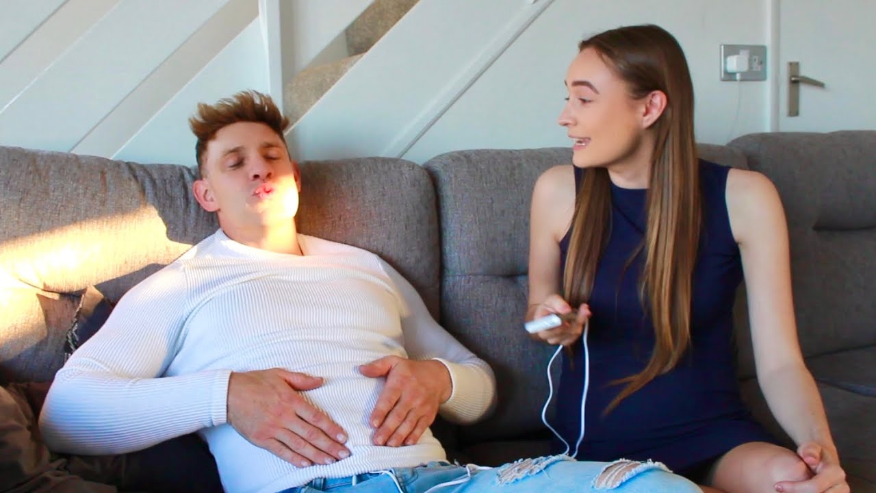 Peter tried the contraction simulator - YouTube