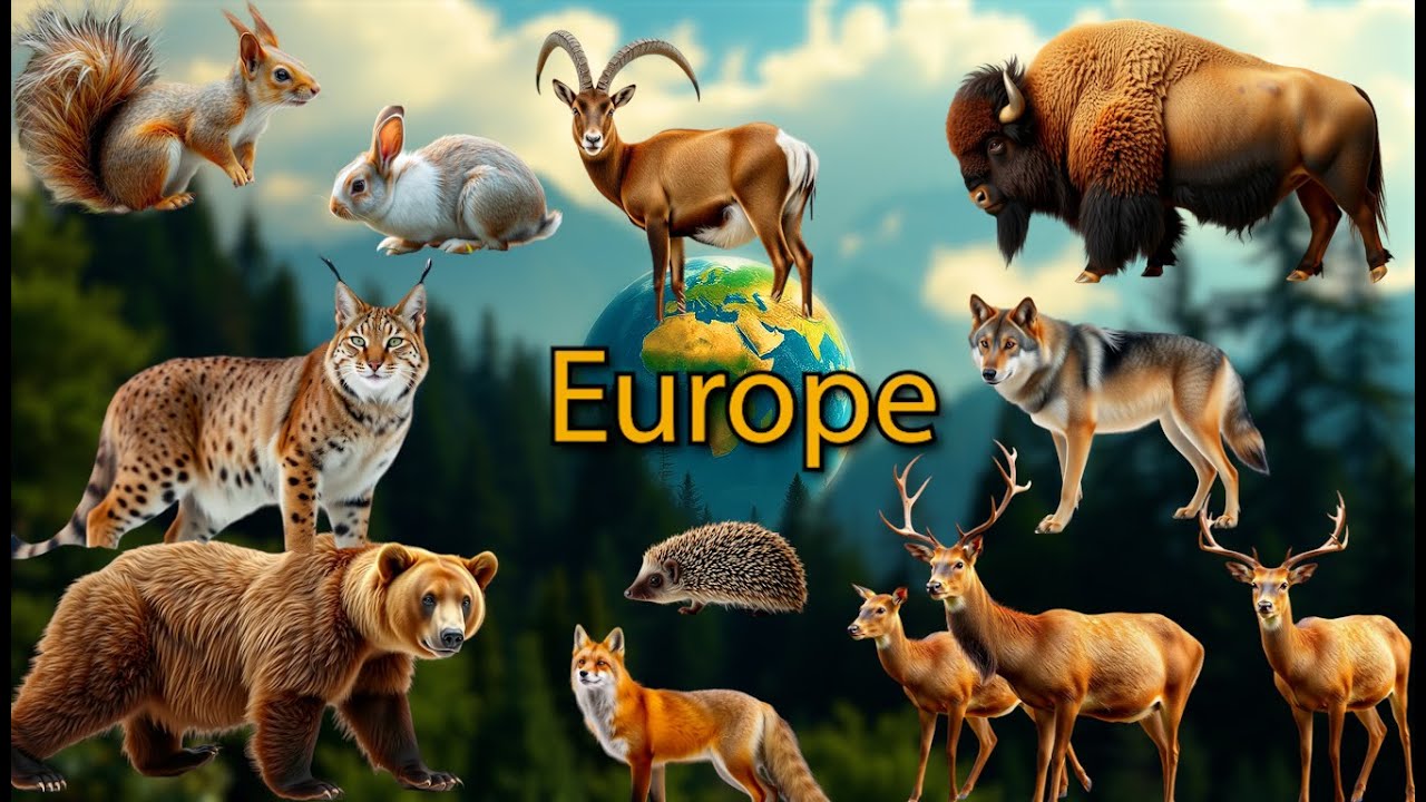 Interesting and funny animals from Europe. - YouTube