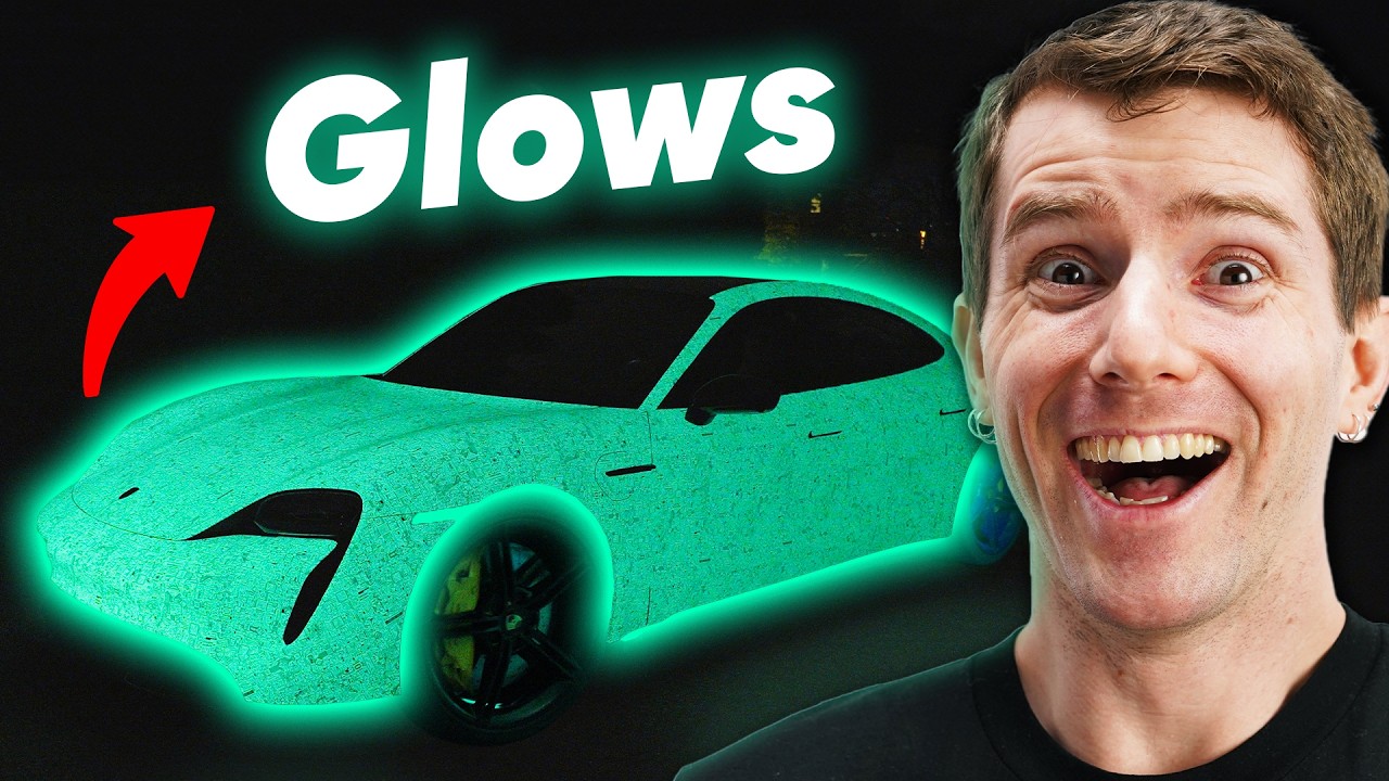 I made my car glow in the dark - YouTube