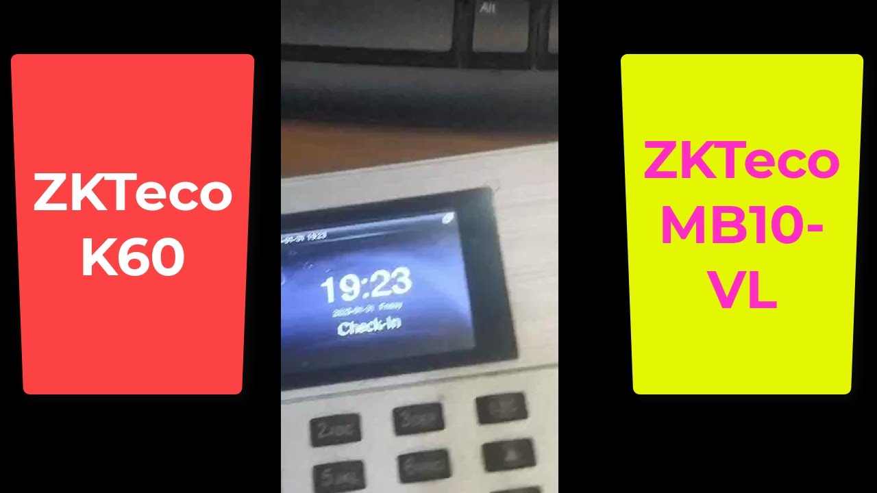 ZKTeco K60 and ZKTeco MB10 VL General Settings IP Change 2025 - YouTube