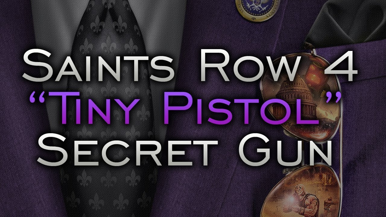 Saints row 4 - tiny pistol easter egg - w/ boxinghamster - YouTube