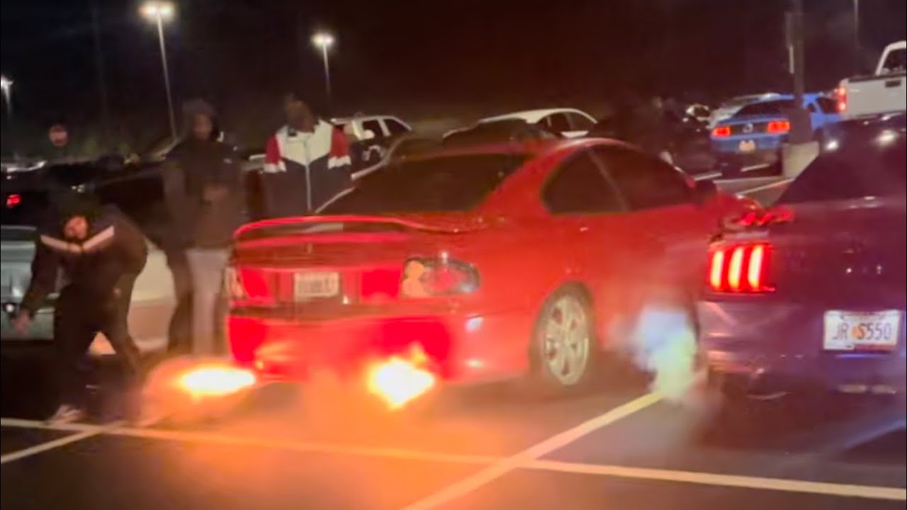 GTO shoots flames at P85 meet! - YouTube