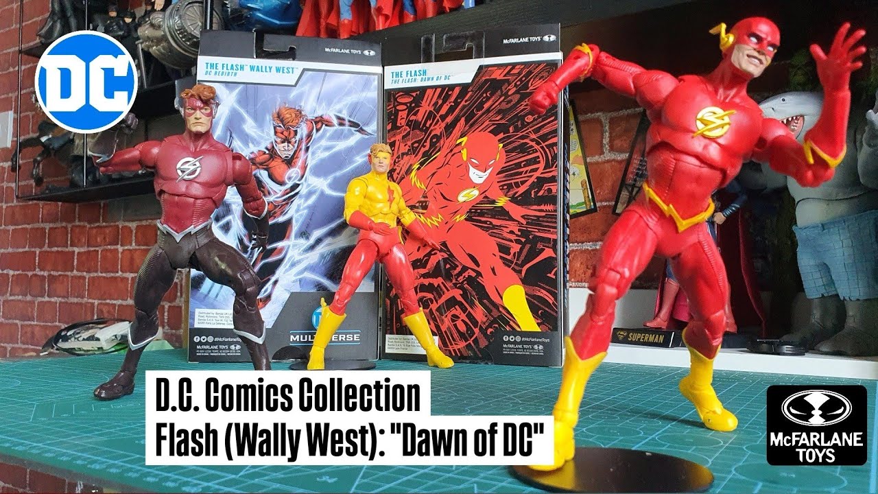 Flash (Wally West) is "The Flash: Dawn of DC" ...and more!... McFarlane ...