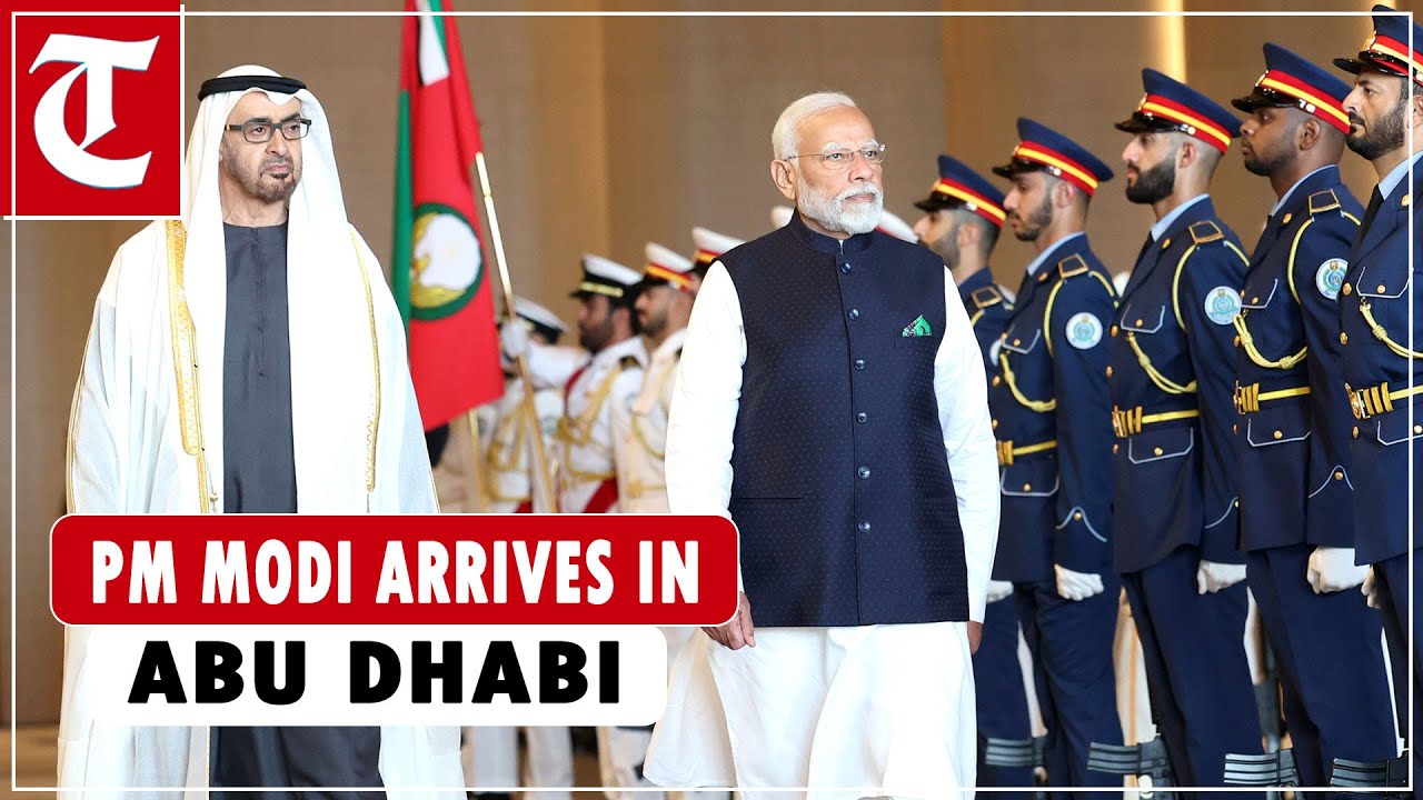 PM Modi arrives in UAE’s Abu Dhabi; will attend ‘Ahlan Modi’ event at ...
