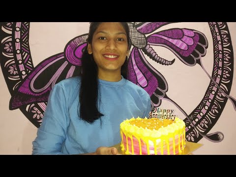 HOW TO MAKE HEART SHAPE MANGO CAKE | CHIKA'S_CAKES | #chikascakes #chikasfamily