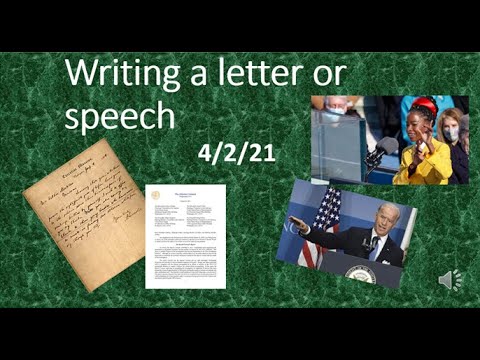 #gcse English P2 Q5 Letter and Speech Model Answers - YouTube