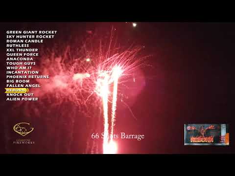 Pyro Show Crate 1.3G by Gemstone Fireworks - YouTube