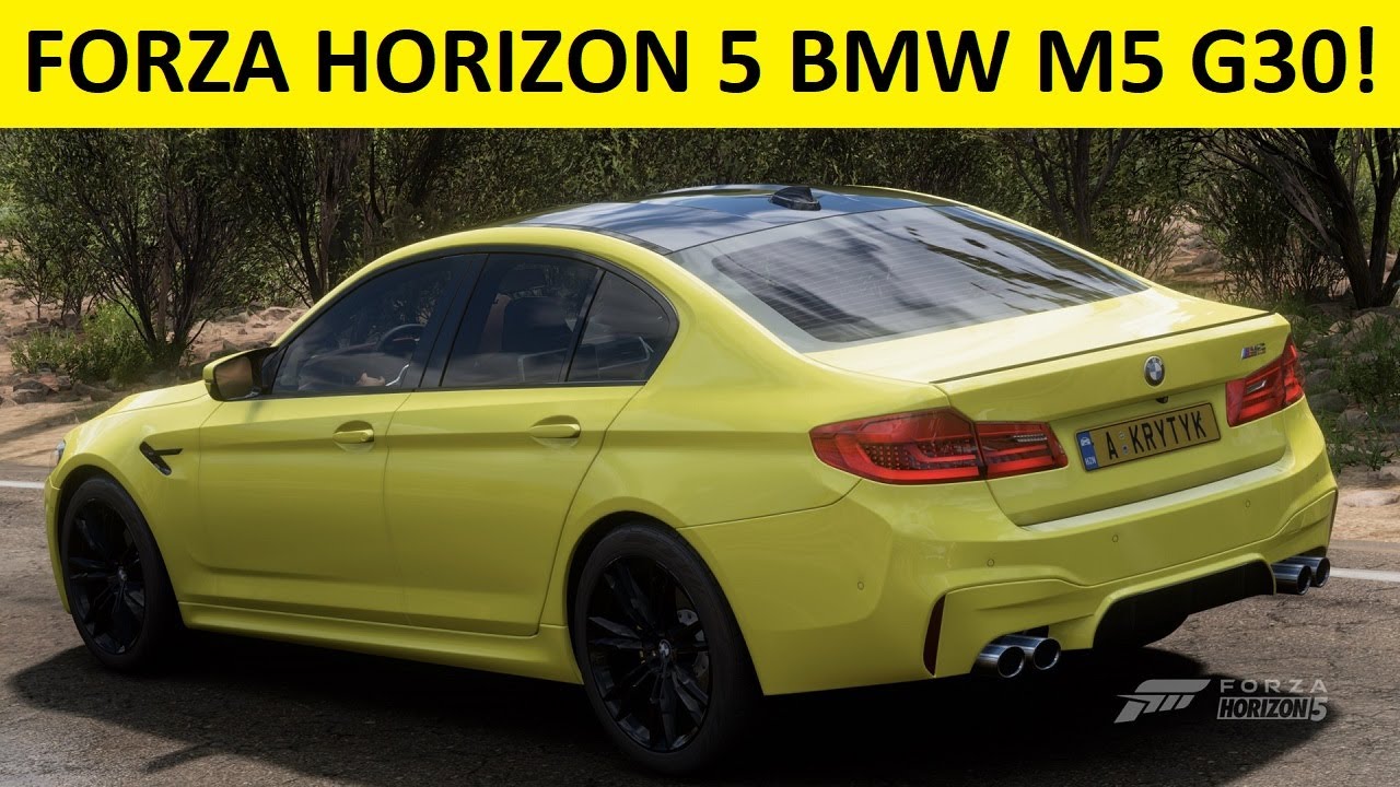 FORZA HORIZON 5 BMW M5 F90/G30 Gameplay Test Drive POV! - YouTube