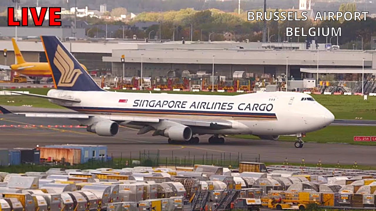 LIVE @ BRUSSELS AIRPORT BELGIUM EBBR PLANE SPOTTING | 26/10/2022 Part 2 ...