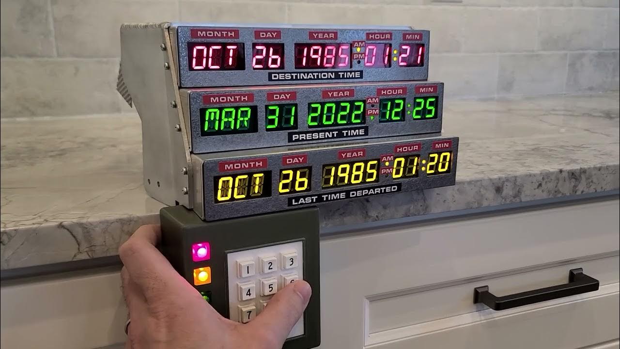 Back to the Future Time Circuits Display DIY with Aluminum Enclosure ...