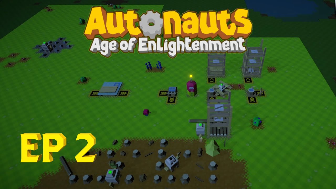 AUTONAUTS EP 2 - AUTOMATED HARVESTING AND BASE! (FIRST IMPRESSIONS ...