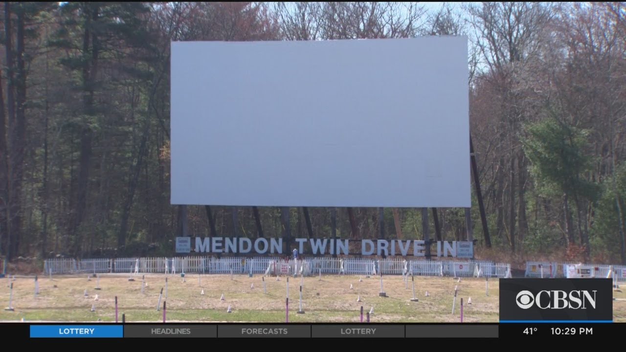 Mendon Twin Drive-In Delays Opening - YouTube
