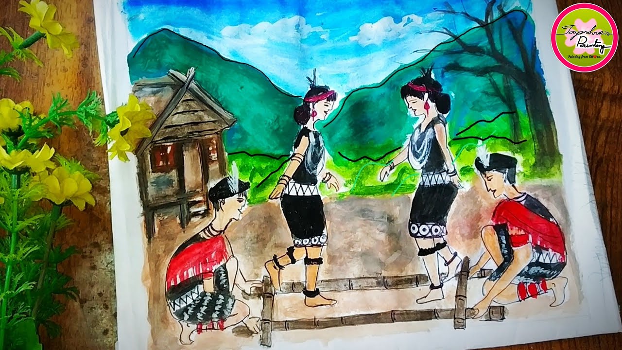 NAGALAND KUKI Tribal Dance at Hornbill fest/Art Integrated project ...
