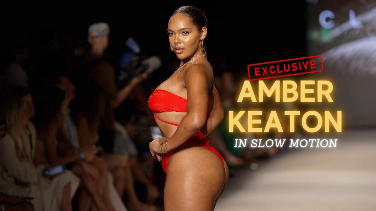 Amber Keaton in Slow Motion / Miami Swim Week 2023 - YouTube