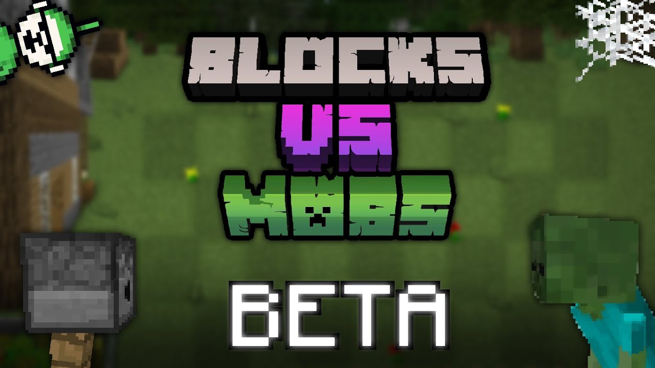 Plants vs Zombies Minecraft Mod Blocks VS Mobs [Preview] - YouTube