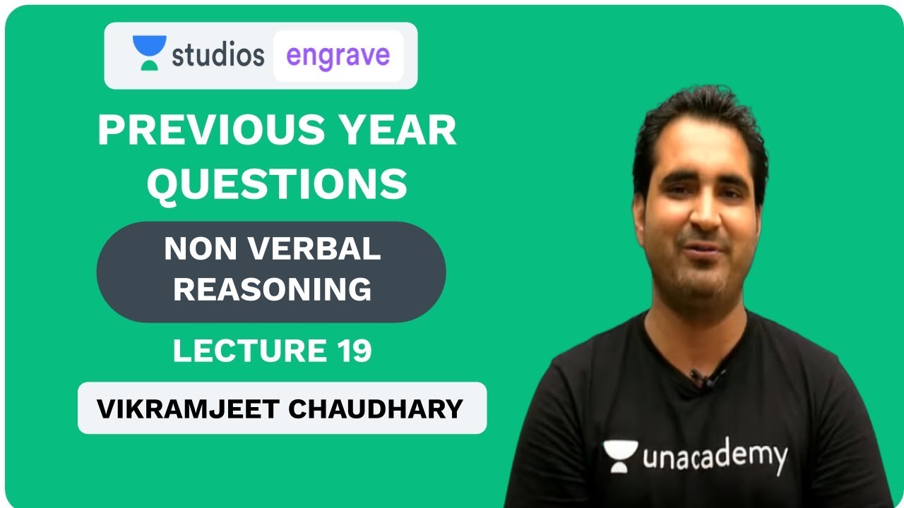 L19: Non Verbal Reasoning | Previous Years Questions - Reasoning | SSC ...