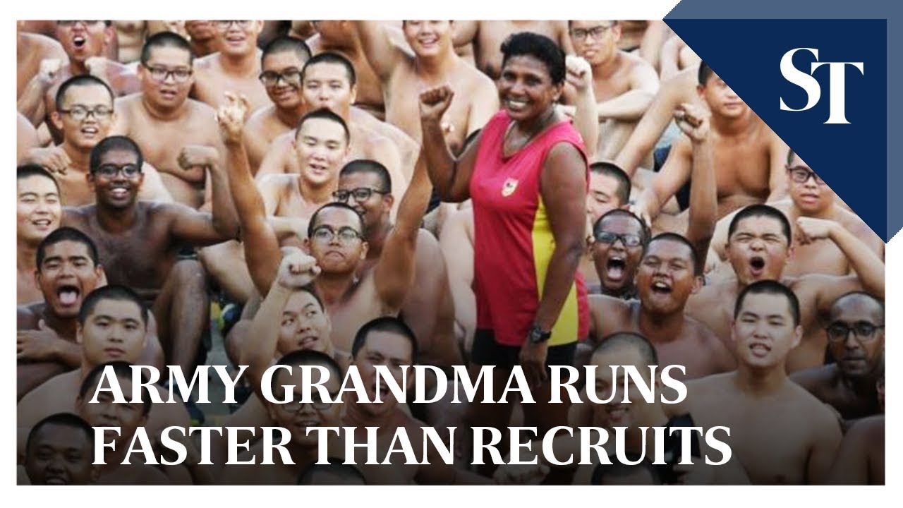 Meet the 61-year-old army grandma who can outrun recruits - YouTube