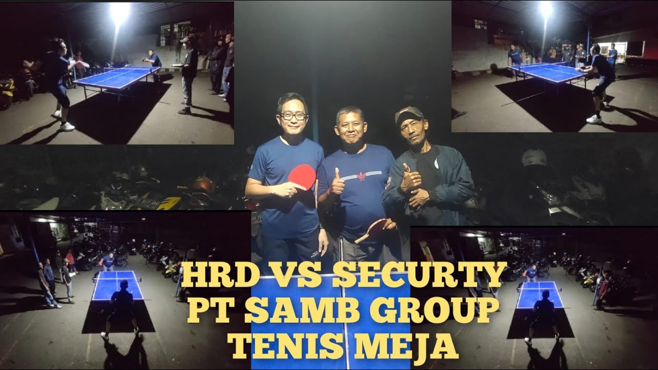 PAK ADHY PERNAMA (HRD) VS PAK AMIR (SECURITY) TENIS MEJA PT SAMB GROUP ...