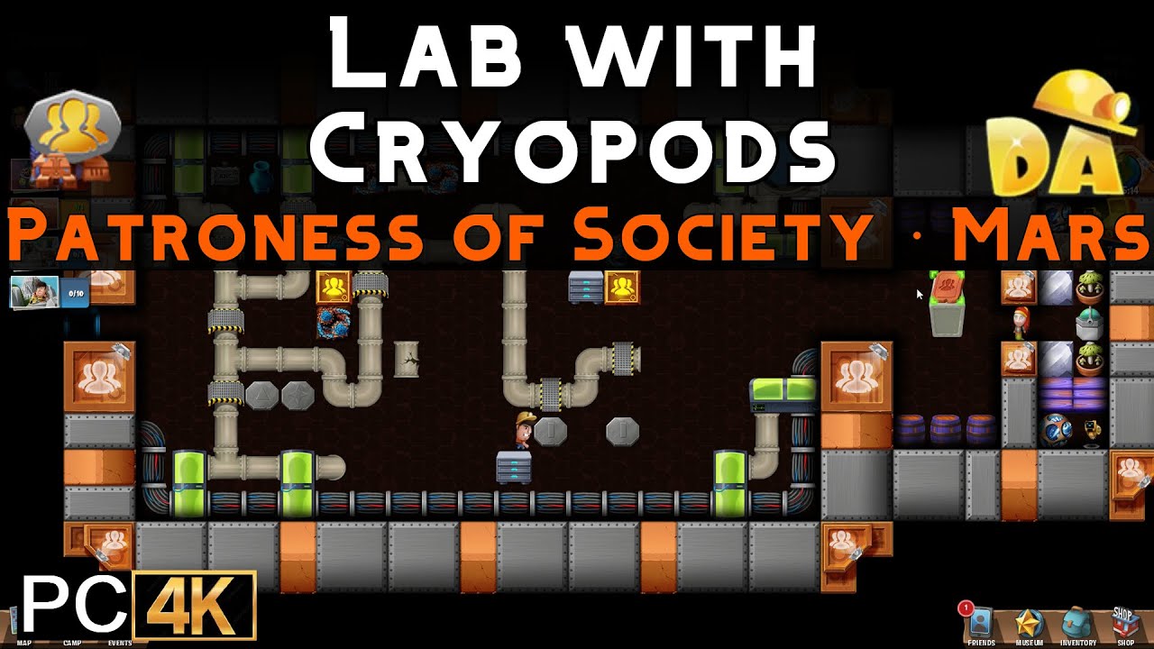 Lab with Cryopods | Patroness of Society #3 (PC) | Diggy's Adventure ...
