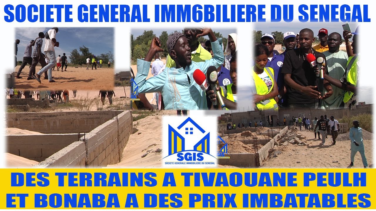 TERRAINS A TIVAOUANE PEULH ET BONABA AVEC SGIS - YouTube