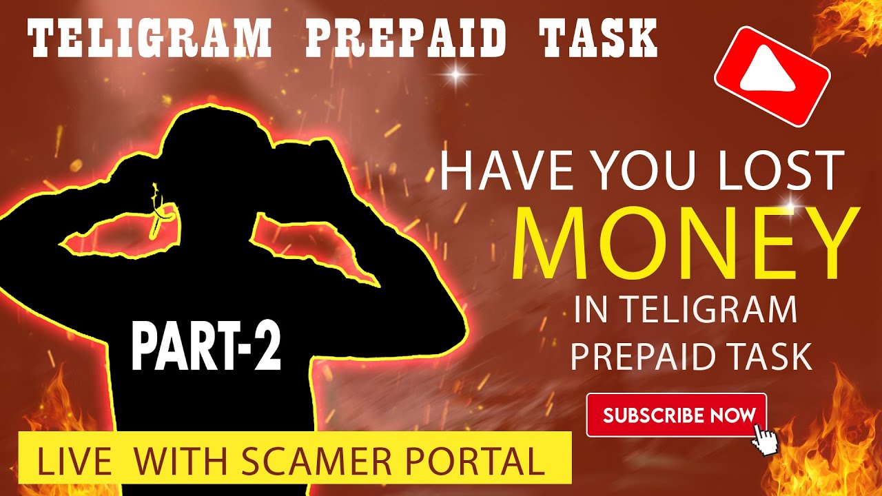 टेलीग्राम में प्री पेड टास्क का लाइव स्कैम | Telegram Prepaid Task Scam ...