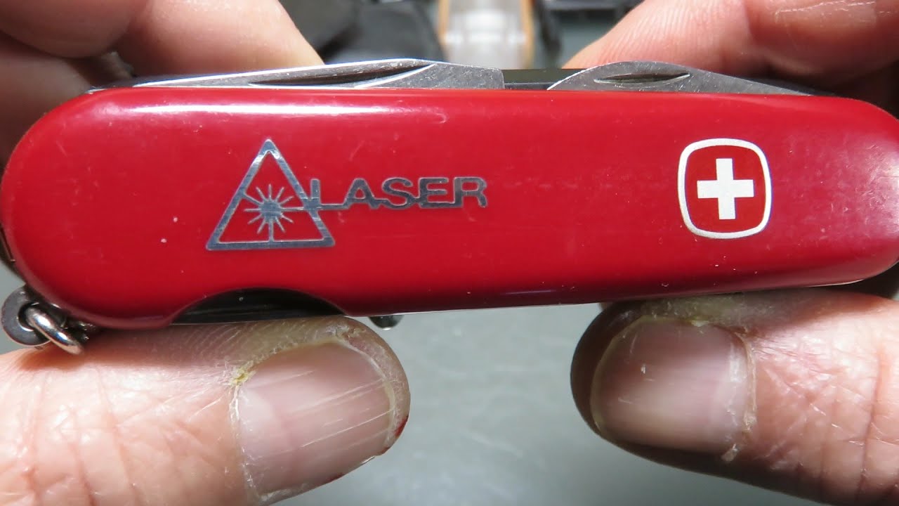 WENGER LASER with Scissors : First & Last Laser Multi-Tool : very rare ...