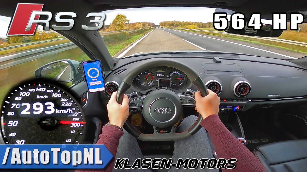 564HP AUDI RS3 Klasen | AUTOBAHN POV (NO SPEED LIMIT!) by AutoTopNL ...