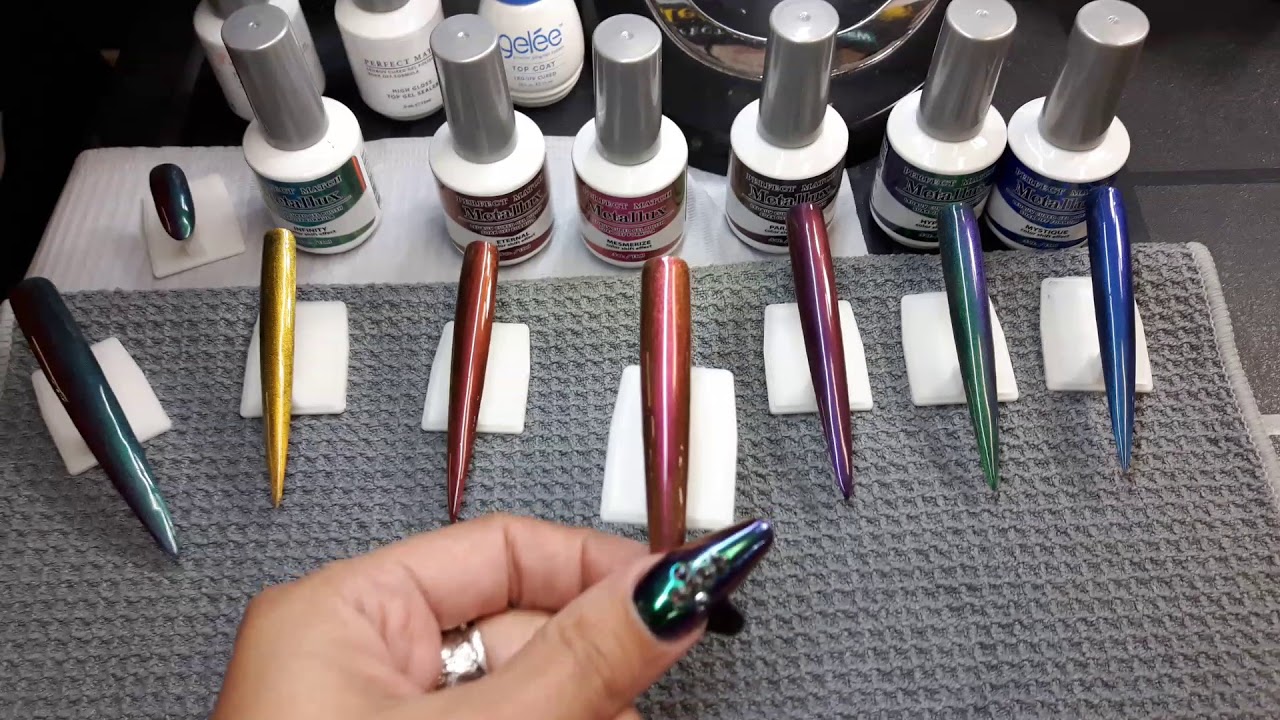 Vernis Gel Perfect Match - Série Metallux - YouTube