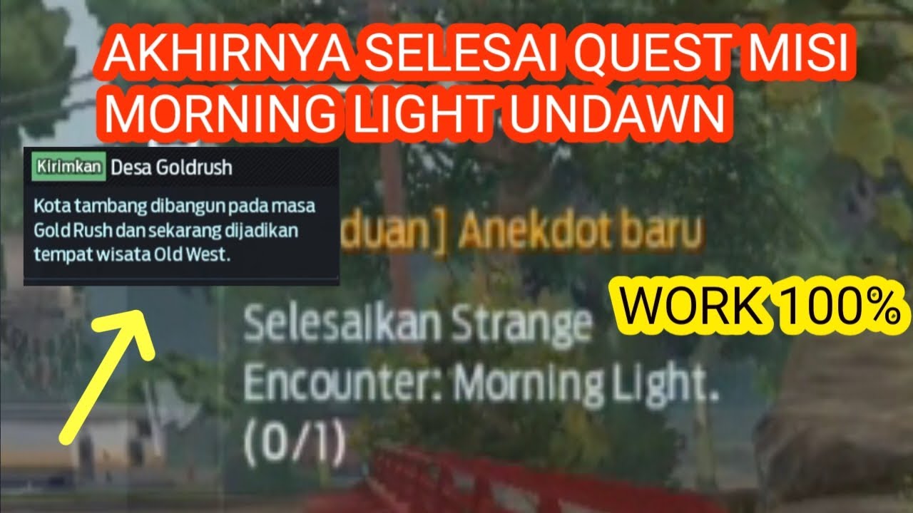 Akhirnya Selesai Quest Misi Morning Light Undawn - YouTube